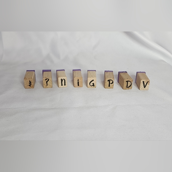 Art | One Letter And One Word Stamps | Poshmark